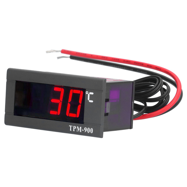 Digital Temperature Controller Temp Thermostat Probe LED With Sensor ...