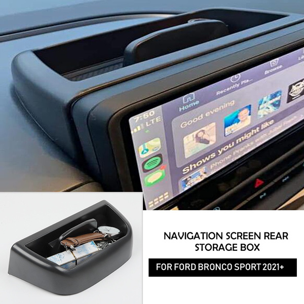 For Ford Bronco Sport 2021 2022 Storage Tray ABS Navigation Screen Rear ...