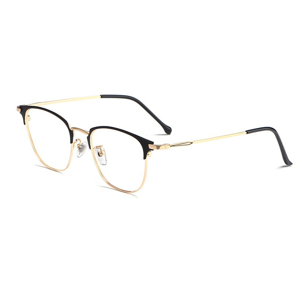 Retro Round Eyeglass Frames for Men Alloy Glasses Frames BSF-3389 | Wish