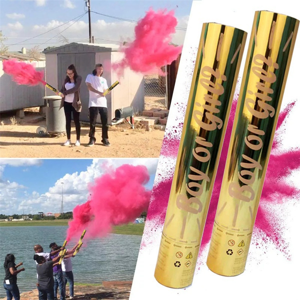 Gender Reveal Confetti Powder Cannon Party Supplies - Biodegradable ...