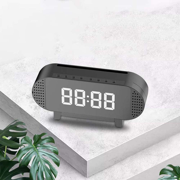Bass-heavy Desktop Home Sound Speaker Digital LED Display Alarm Clock ...