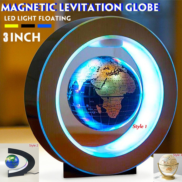 New CL Levitation Anti Gravity Globe Magnetic Floating Globe World Map ...