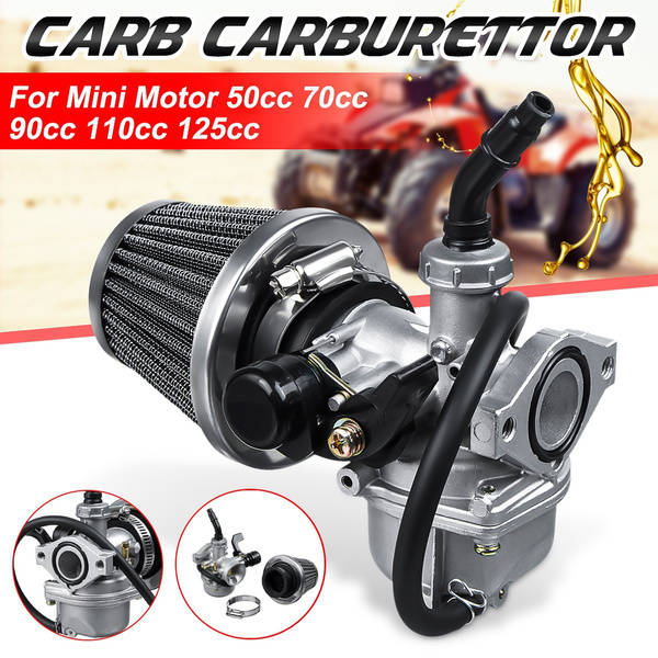 Carb Carburetor w/Air Filter For Mini Motor ATV Quad 50cc 70cc 90cc ...