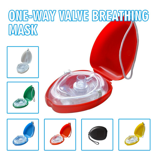 1pc Newest Emergency CPR First AID Shield one-way Valve Rescue ...