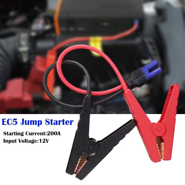 EC5 Jump Starter Cable with Battery Clamps 12v Replacement Alligator Clips To EC5 Connector for ...