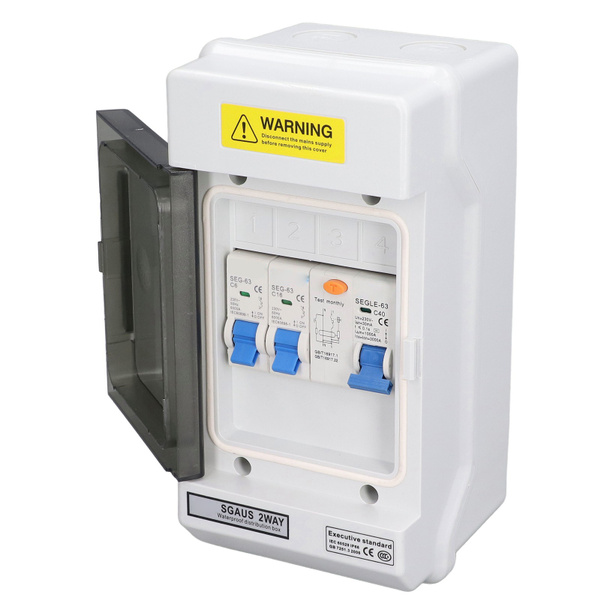 2 Way Circuit Breaker IP66 Mini Leakage Circuits Breakers 40A 30mA RCD+ ...