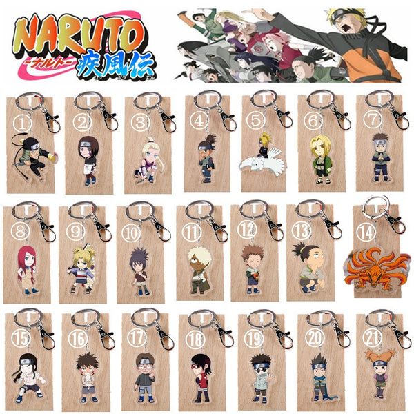 83 Styles Anime Acrylic Keychain Akatsuki Acrylic Key Chain Rock Minato ...