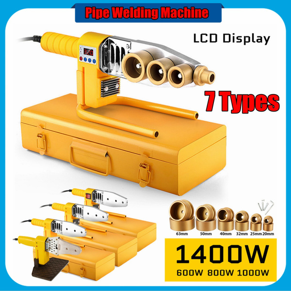 7 Types 600/800/1000/1200/1400W 20-63mm Pipe Welding Machine Pipe ...