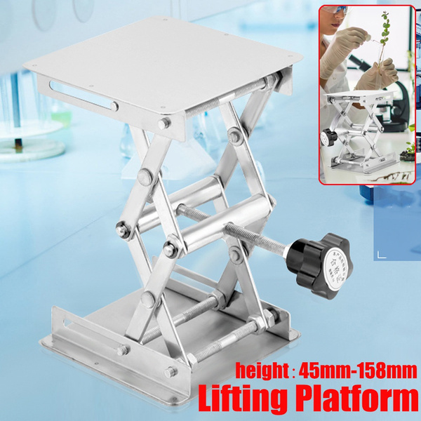Lifting Platform Stand Rack Scissor Lab Adjustable Height Laboratory ...