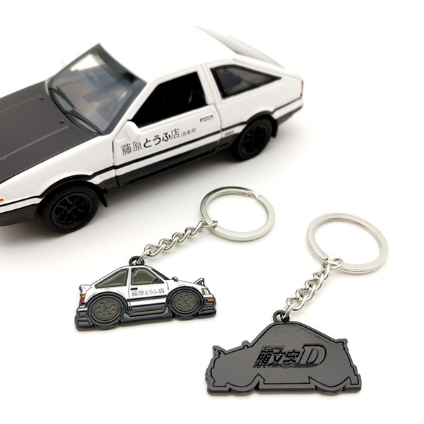 AE86 Keychain Initial D Creative Trend Pendant Fujiwara Tofu Shop ...