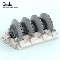 NEW Hoth 4-Tier Main Power Generator MOC Building Blocks Bricks the ...