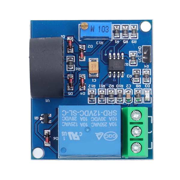 Ac Current Detection Sensor Module 12v Relay Protection Module 5a Overcurrent Protection Switch