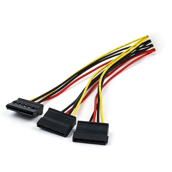 Computer Connection ATA 4 Pin IDE Molex SATA Extension Cable Power ...