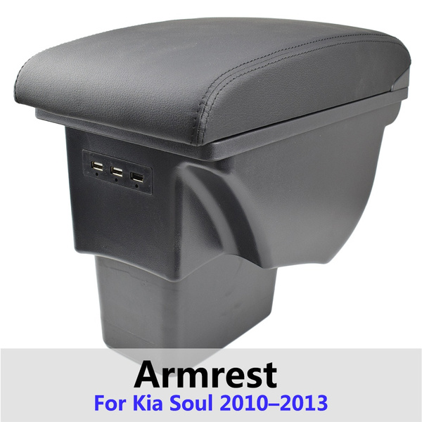 For Kia Soul 2010–2013 Center Console USB Armrest Storage Compartment Box | Wish