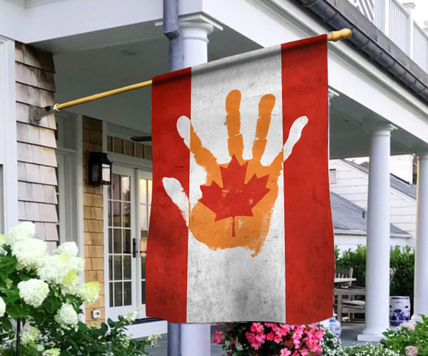 Indigenous Orange Day Canada Flag Every Child Matters Double | Wish