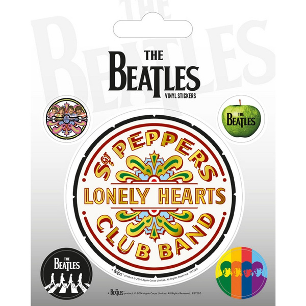 The Beatles Sgt Pepper Vinyl Stickers (Pack Of 5) | Wish
