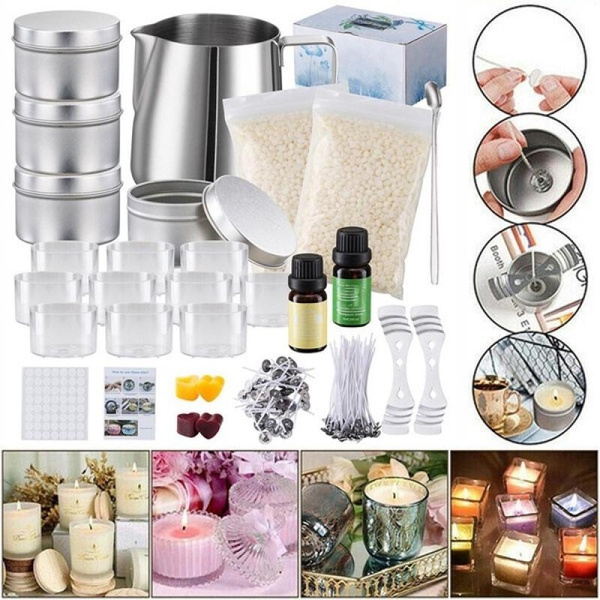DIY Candle Making Kit Scented Candle Gift Set Scented Candle Set Family ...