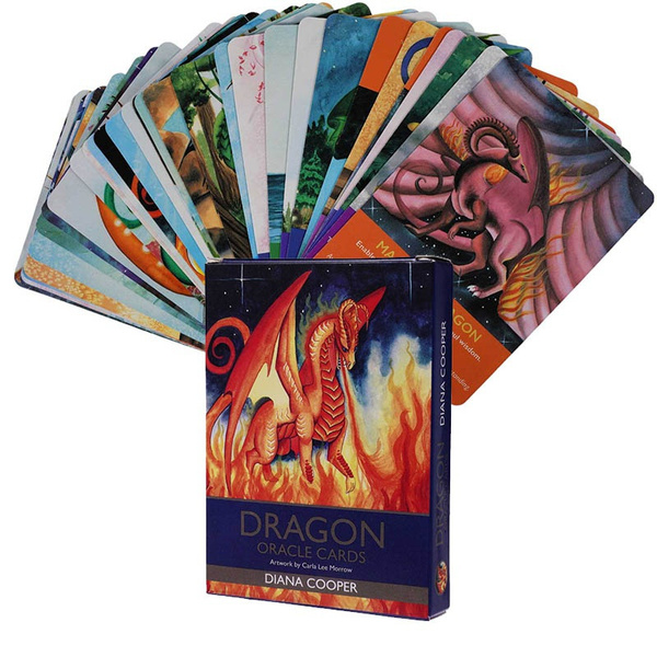 2021 New The Dragon Oracle Cards Tarot 78 Cards Deck Tarot Card ...