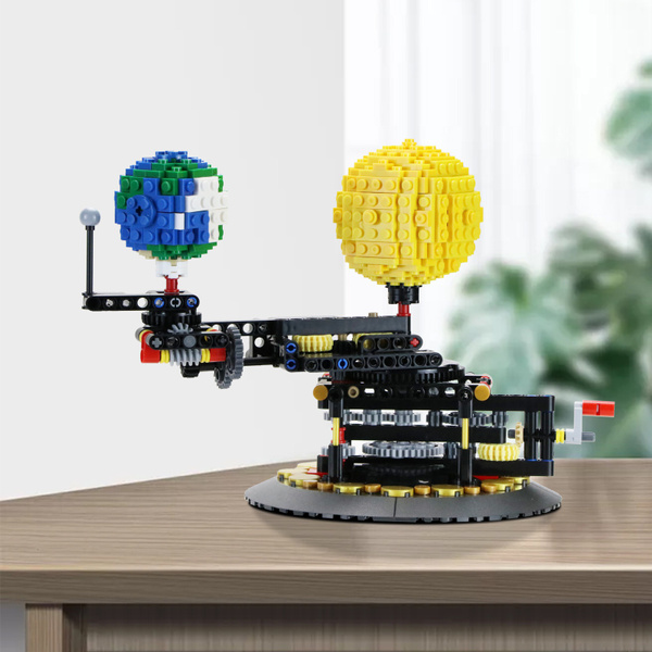 MOC Creator Series Simulation of The Rotation of The Moon Earth Sun ...