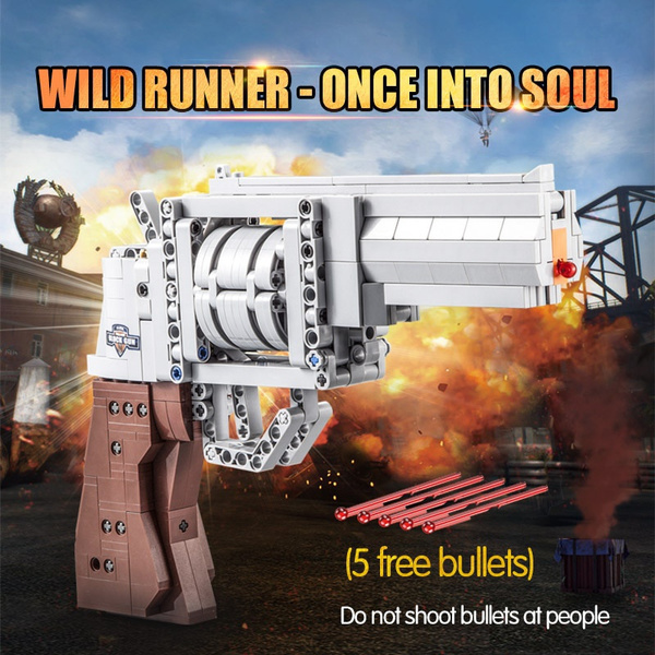 SWAT Military WW2 Weapon Revolver Building Blocks Compatible high-tech ...