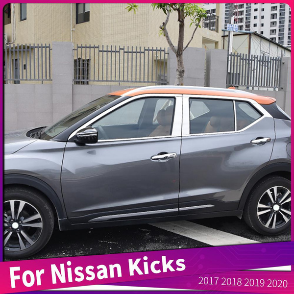 Stainless Steel Car Center Pillar Window Sill Trims Cover Protector For ...