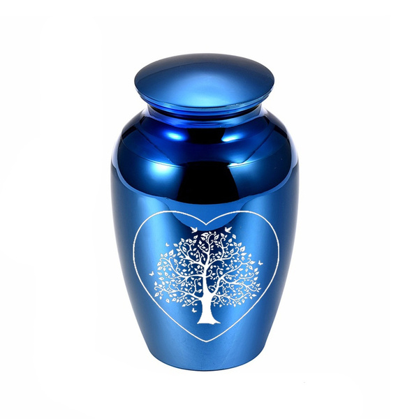 Tree of Life Urns for Human Ashes Beautiful Keepsake Urns Mini Aluminum alloy Cremation Urns ...