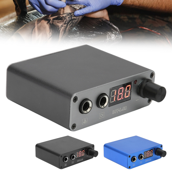 New Professional Tattoo Power Supply Alloy Dual Modes Tattoo Power ...