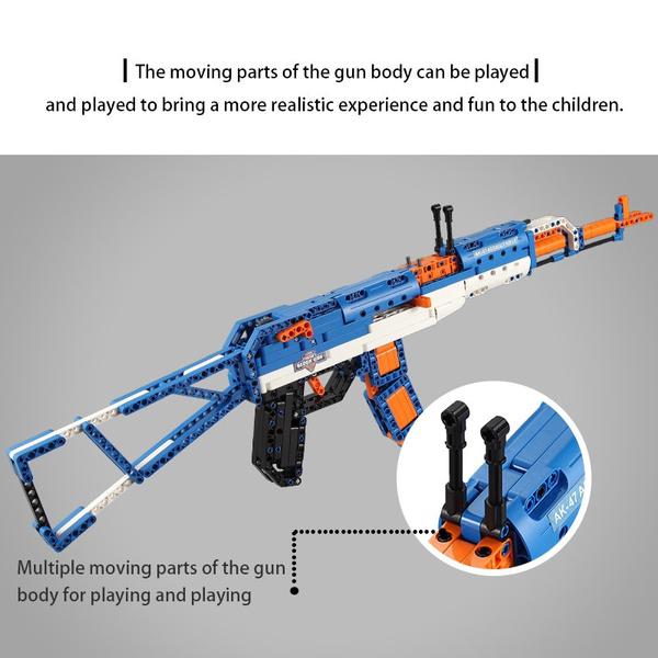 AWP Revolver Pistol Brick AK47 Riffle Gun SWAT high-tech Military Army ...