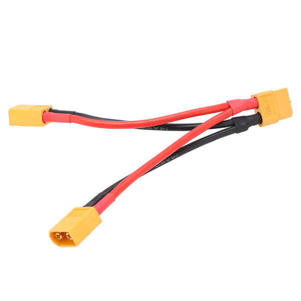 XT60 Parallel Battery Connector Cable Dual Extension Y Splitter 1 ...