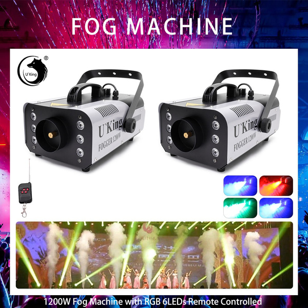 Hot Sale!!!1200W Smoke Machine RGB LED Fog Machine Stage Haze Effect DJ ...