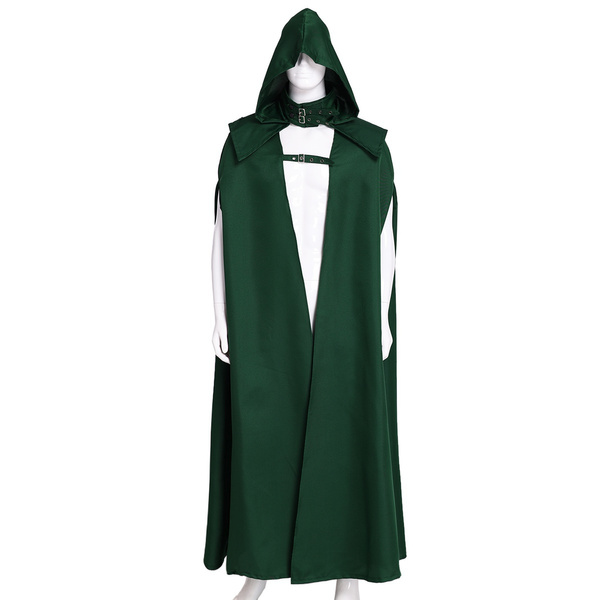 Medieval Warrior Crusaders Knight Cloak Hooded Cowl Cape LARP Cosplay ...