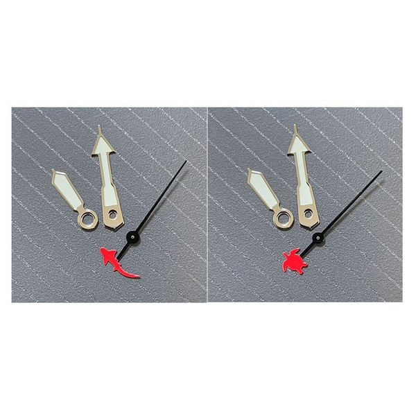 Green Luminous Watch Hands Turtle/Fish Second Hand Replacement for NH35 ...