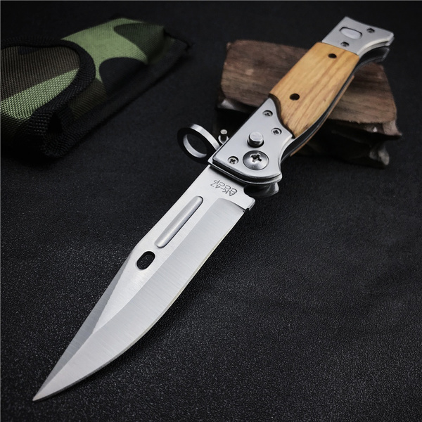 M9 Semi-Automatic Folding Knife Military Combat Bayonet Knife AK-47 ... M9 Semi-Automatic Folding Knife Military Combat Bayonet Knife AK-47 ...
