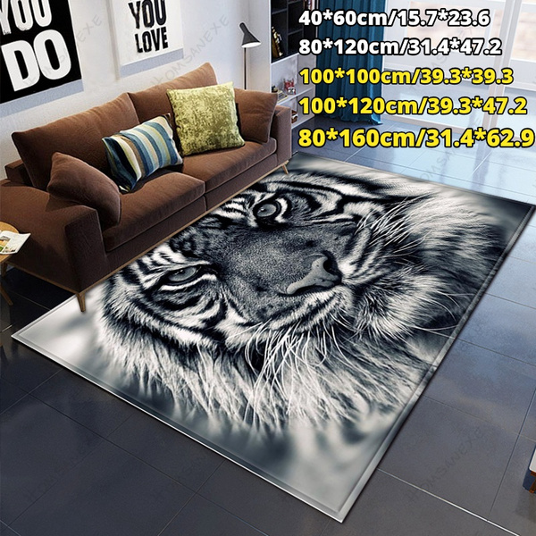 Area Rugs 3D Animal Pattern Carpet Large Door Mats Floor Rug for Living ...