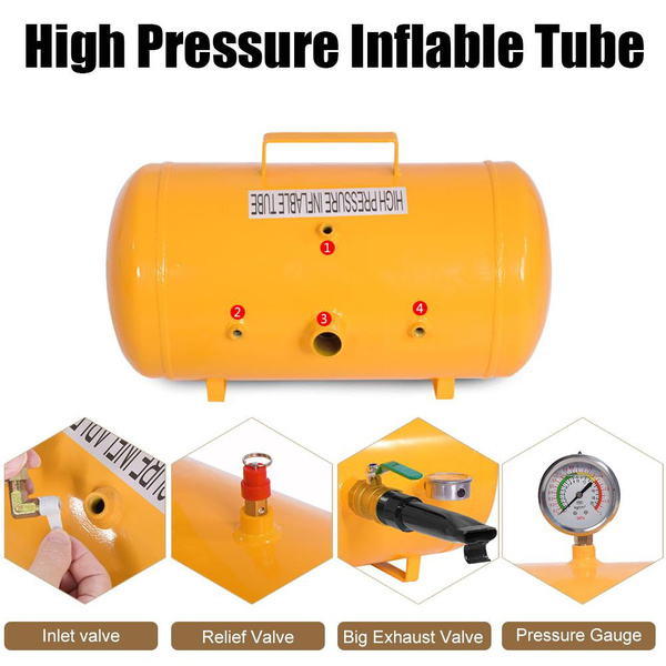 NEW 10 Gallon High Pressure Tank Filling Inflable Tube Wheel Tire Tyre ...