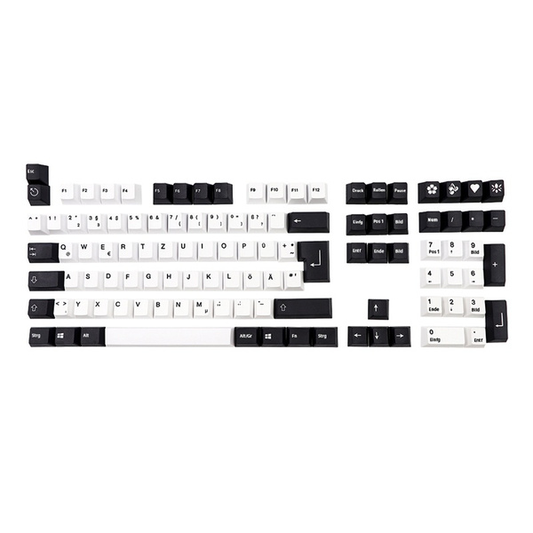 109 Keys Thick PBT Dye Subbed Keycaps de ISO Layout Cherry Profile for ...