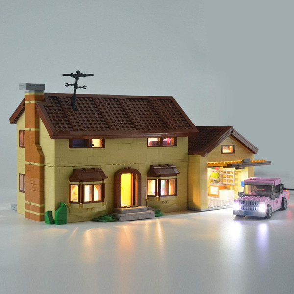 USB Light Kit for LEGO 71006 The Simpsons House Building Kit Blocks ...