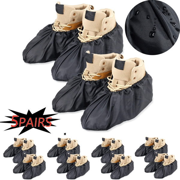 Reusable Boot & Shoe Covers Water Resistant Non Skid and Washable for ...