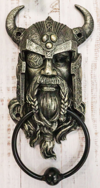 Ruler of Asgard Warrior Raven God Odin The Alfather Decorative Door ...