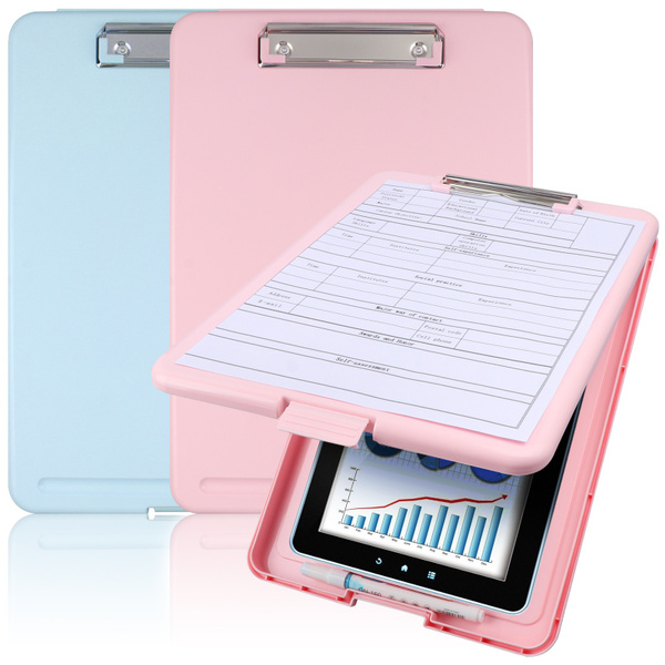 A4 Clipboard Box File Durable Waterproof Document Filing Storage Case ...