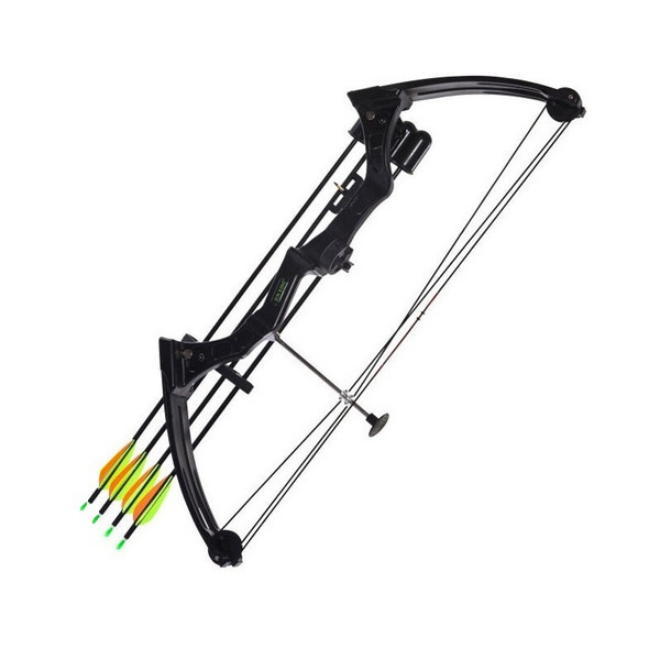 Set arc și săgeți compuse negre / camuflante de 20 de lire Mâna dreaptă ...