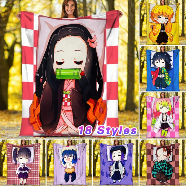 Devil's Blade Anime Home Textile Demon Slayer Kimetsu No Yaiba Kamado ...