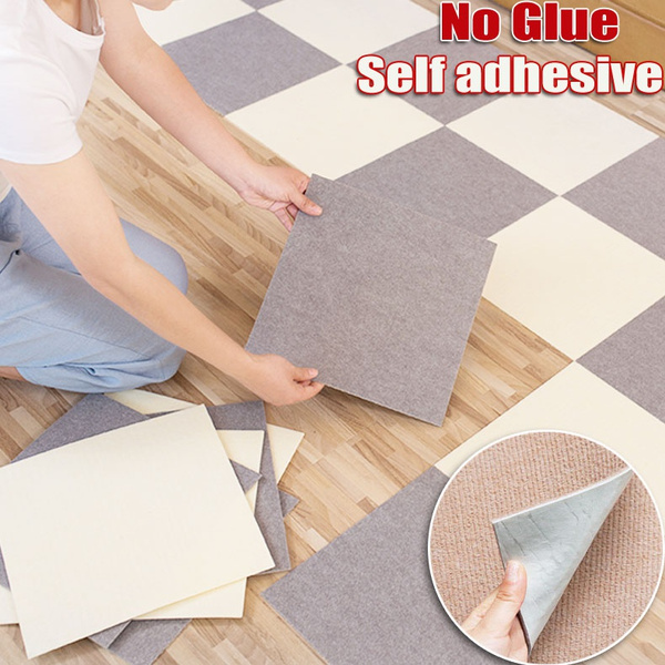 30cmX30cm Reusable Non Woven Self-adhesive Non-slip Soft Floor Mat ...