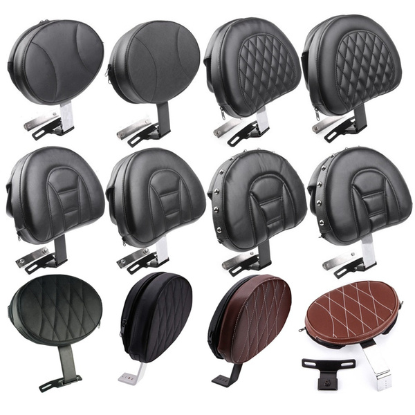 Leather Stripe/Rivet/Diamond Adjustable Plug In Driver Seat Backrest ...