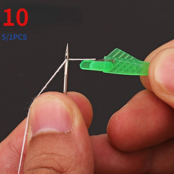 10/5/1Pcs Auto Needle Threader Wire Loop DIY Simple Threader For Sewing ...