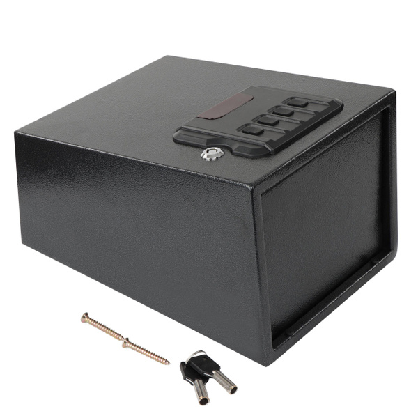 Tactical45 Handgun Safe Anti Pry Door Password Protected Small Gun Safe ...