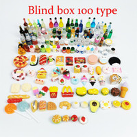 Mini Food Blind Box Mini Beverage Food Model Cute Doll House Decoration ...