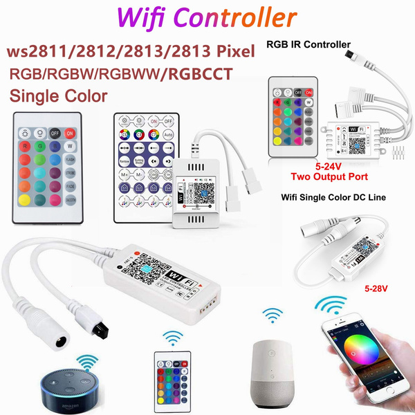 Magic Home led controller DC 12V 24V RGB Led Wifi Controller RGBW RGBWW ...