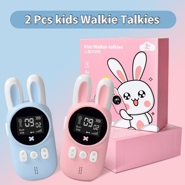 2PCS Children's Walkie Talkie Kids Mini Toys Handheld Transceiver 3KM ...