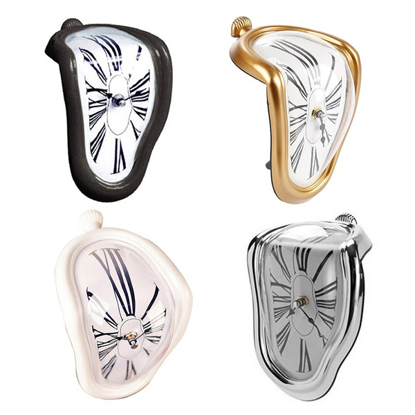 Novel Surreal Melting Distorted Wall Clocks Surrealist Salvador Dali ... Novel Surreal Melting Distorted Wall Clocks Surrealist Salvador Dali ...